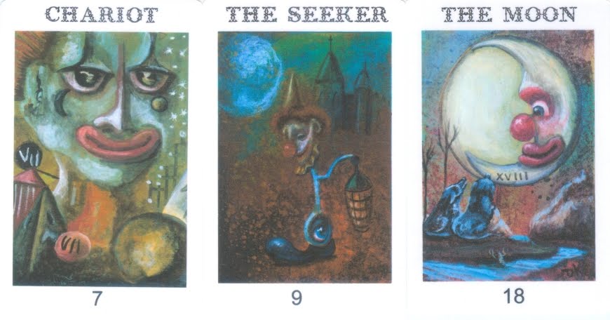 Mr. La-luna's Tarot Blog: Clown tarot by Debra Klopp-Kersey
