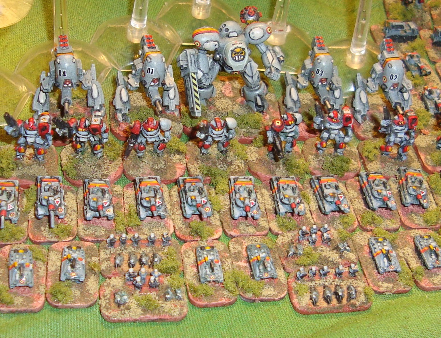 Lead Doesn't Bleed: First Shots: Future War Commander Grey Army in 3mm