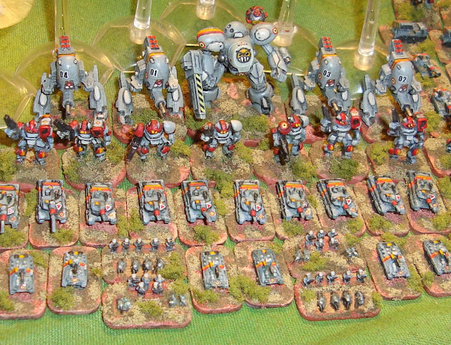 Lead Doesn't Bleed: First Shots: Future War Commander Grey Army in 3mm