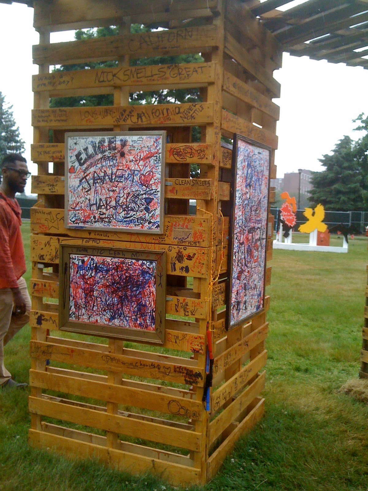 Pallet City: Photos from Gallery Exhibit 1, "Framing the Ideal City"