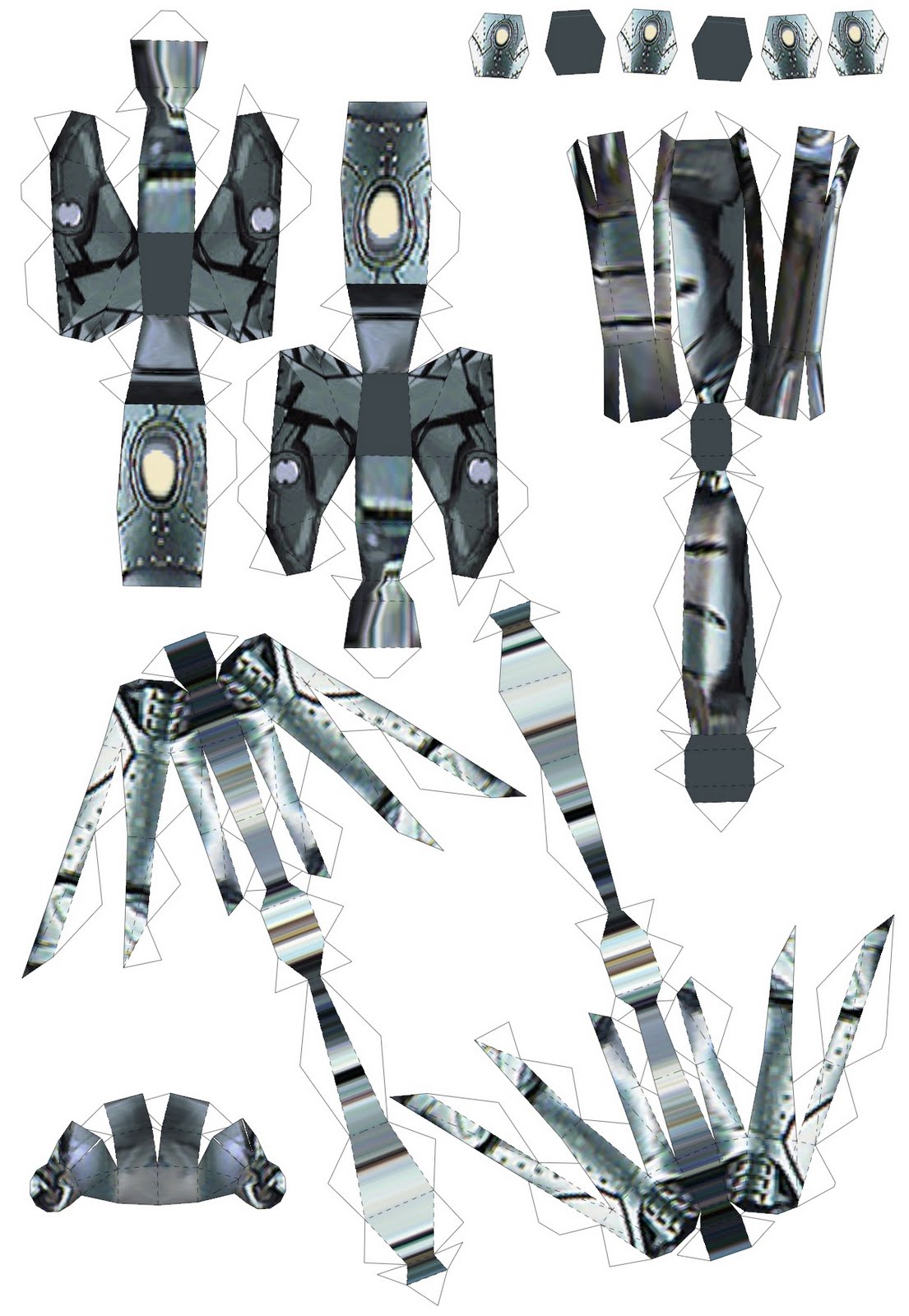 RGatt Personal Work and Tests: IRONMAN PAPERCRAFT - MARK II & IRONMONGER