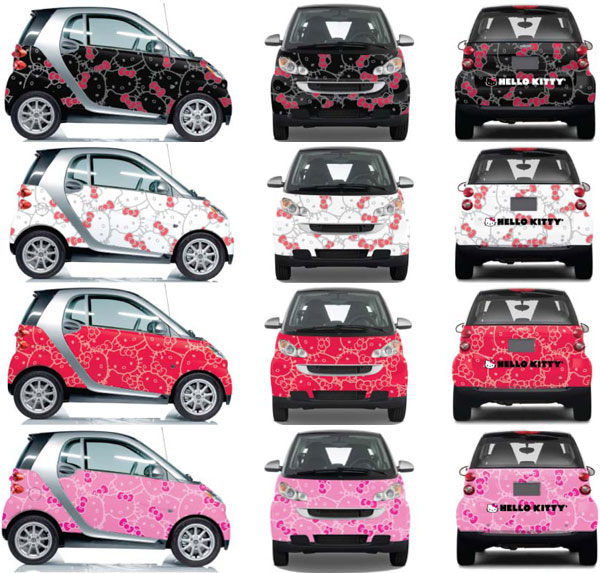 Já KERO: Carro Smart da Hello Kitty