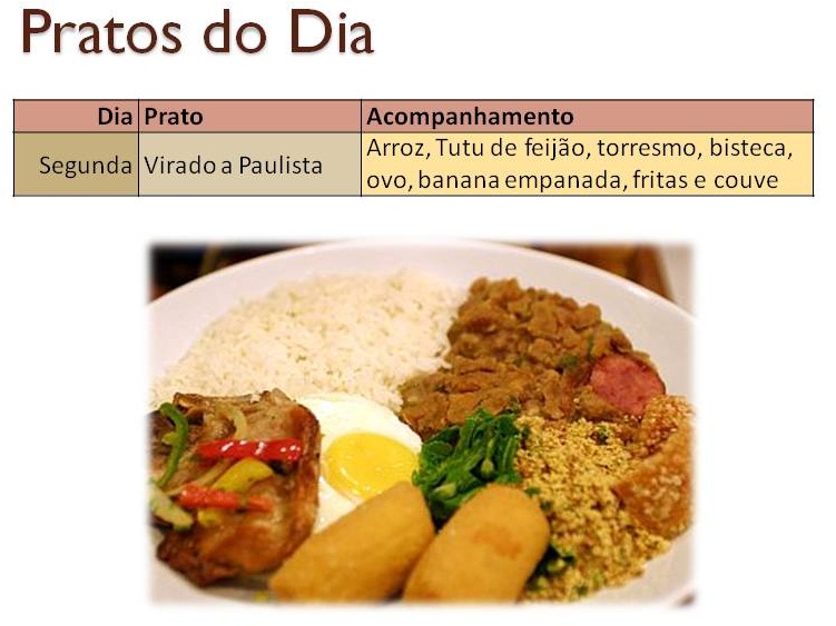 Casarão Refeições: Prato do Dia