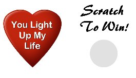 Scratch off stickers: Valentine's Scratch Off Templates