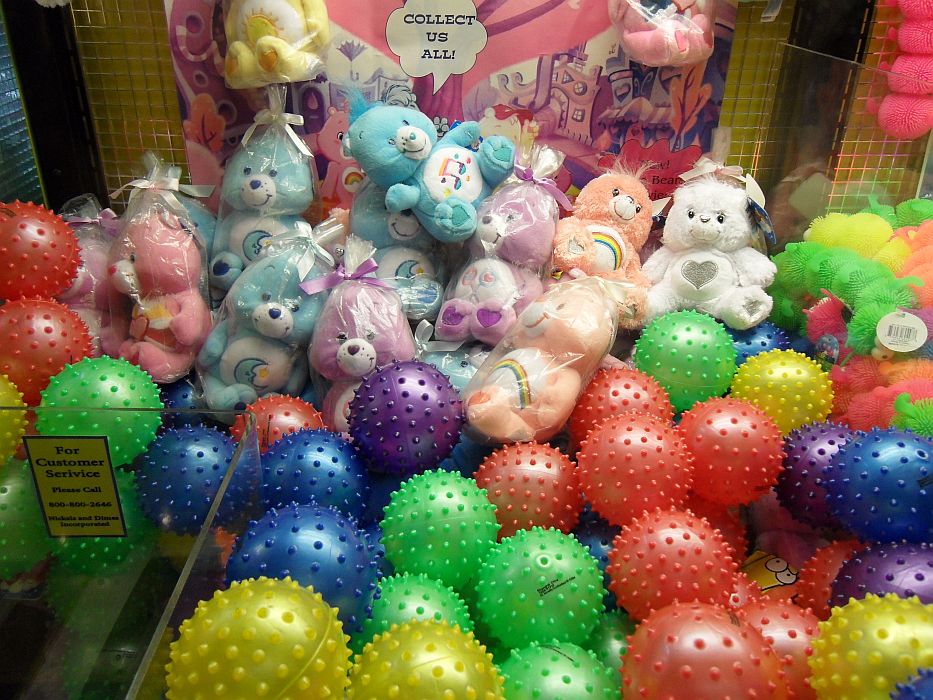 Tales From The Claw Machine: Stress Balls and Care Bears