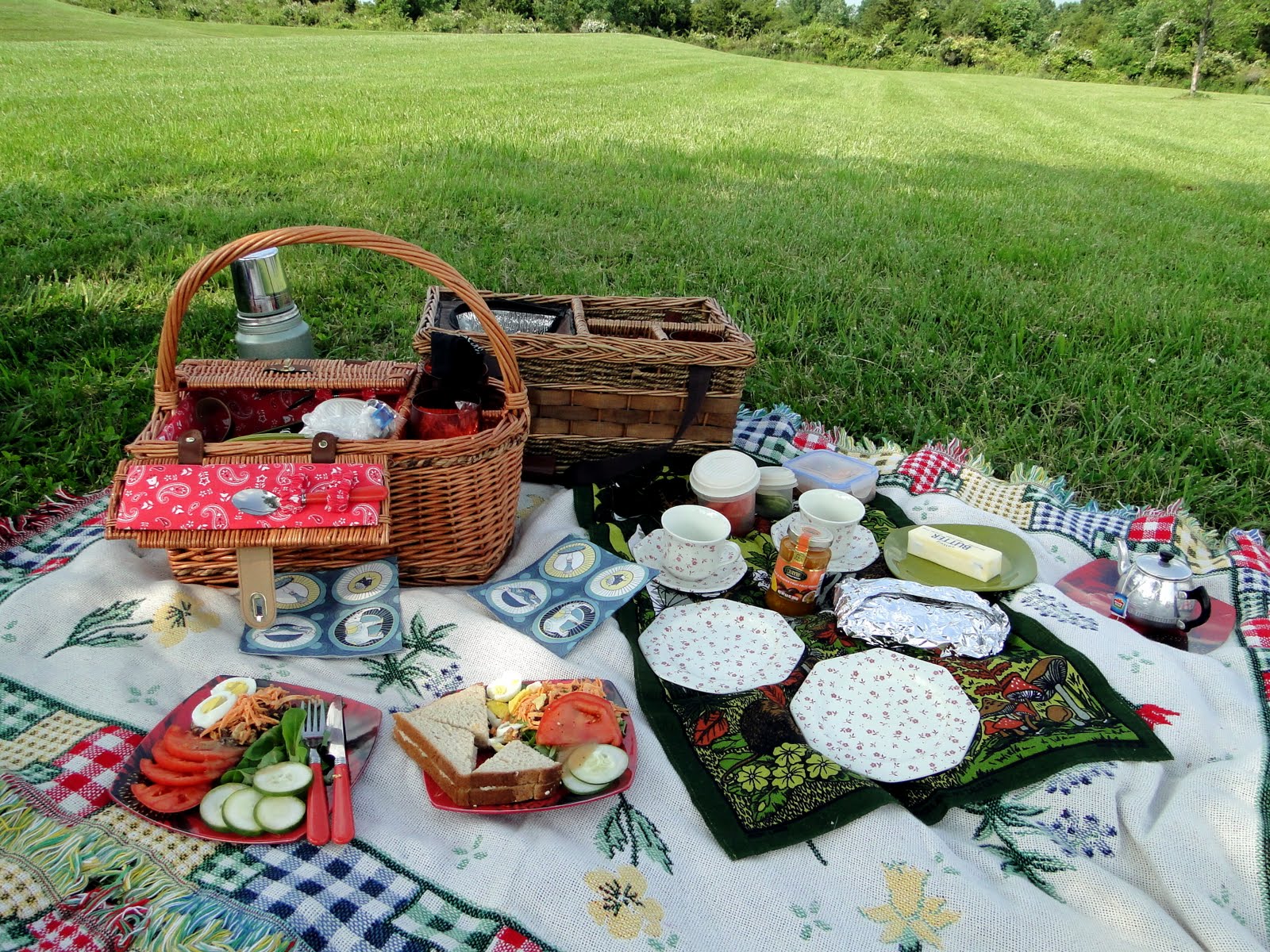 A Little Bit of British from Across The Pond: Picnic at Peace Valley Park