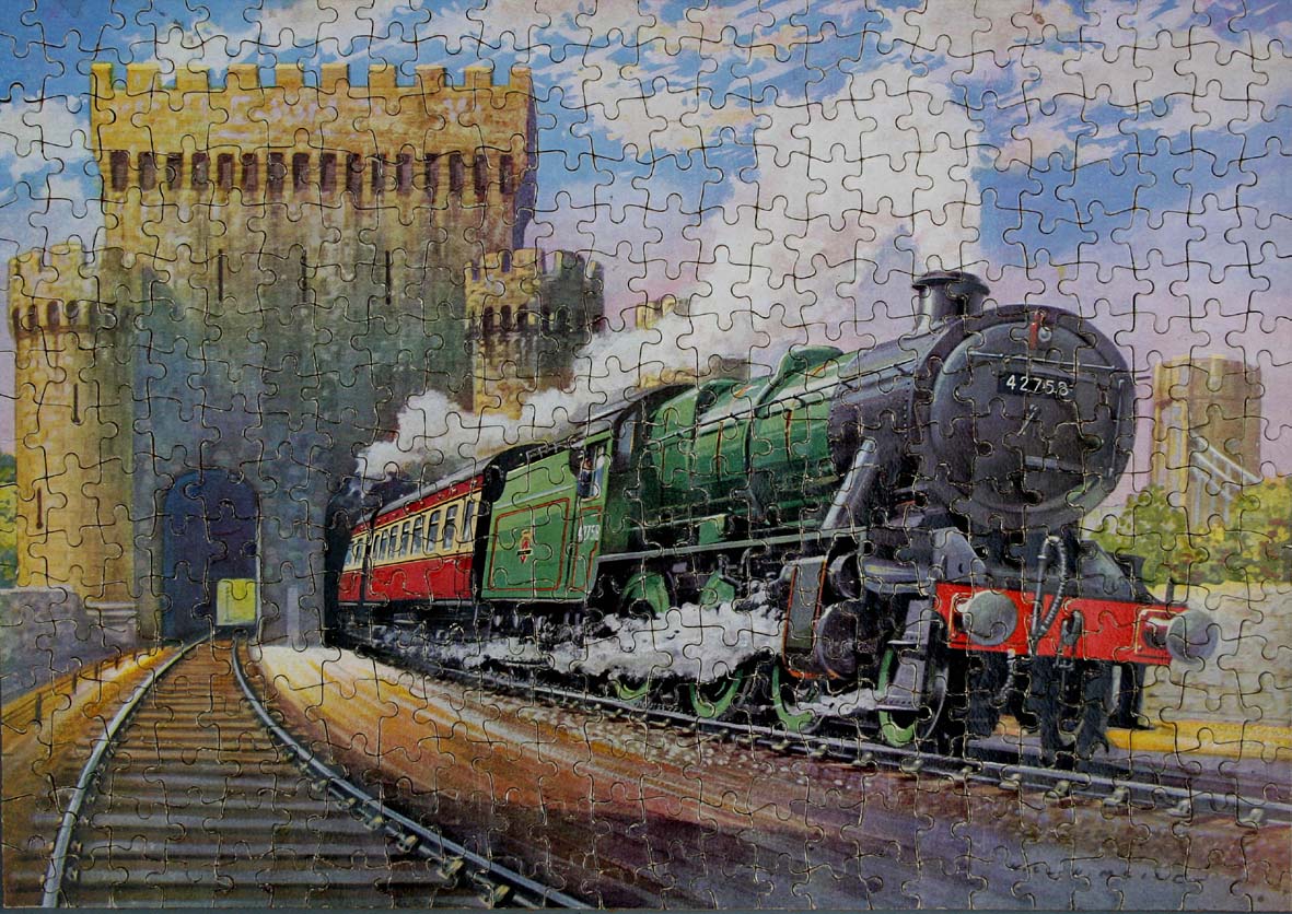 STEAM TRAINS AND JIGSAW PUZZLES: Wentworth, Chad Valley and Good Companion