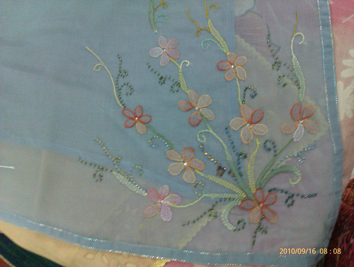 Wonderful beads and handmade embroidery: Design sulam bayang