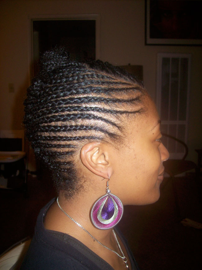 How to cornrow your own hair - bowlfaher