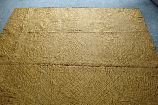 Welsh Quilts: Welsh Green and Yellow Quilt - Unusual Patterns