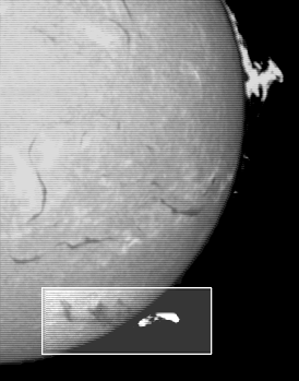 El Sofista: Una erupción solar filmada por el SDO