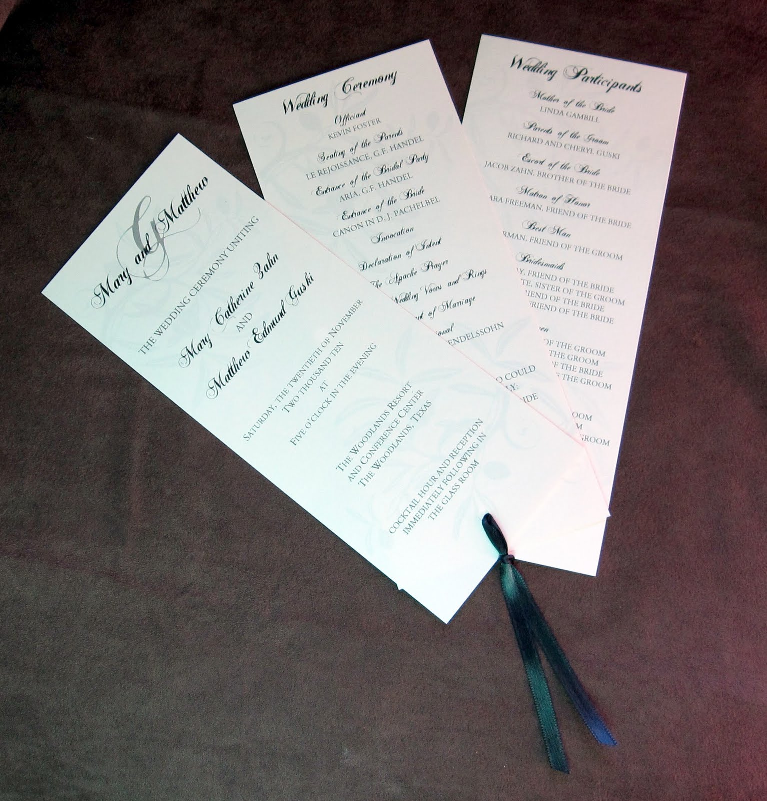 Scrapping Innovations: Mary and Matthew's Three Panel Fan Programs and ...