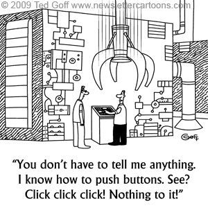 Comic Strips Humour!: Overconfidence in the workplace