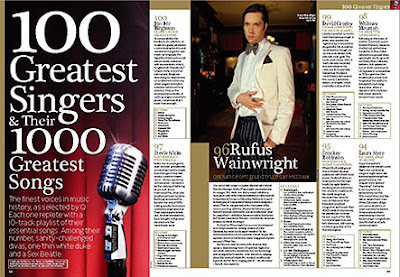 Metro Distortion: 100 Greatest Singers @ Q Magazine