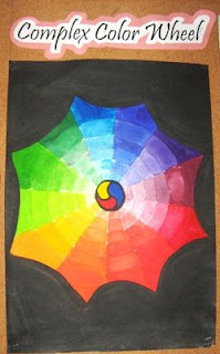 The Compulsive Art Hoarder: Complex Color Wheel