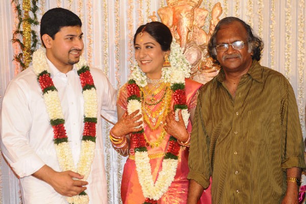 Swetha Mohan Ashwin Marriage Reception Stills ~ Malluwood4u