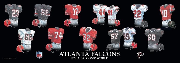 Atlanta Falcons - Home Stadiums | Heritage Uniforms and Jerseys and ...