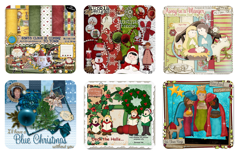 Freebies Storage: Digital Scrapbooking Freebies - Christmas Digi Kit ...