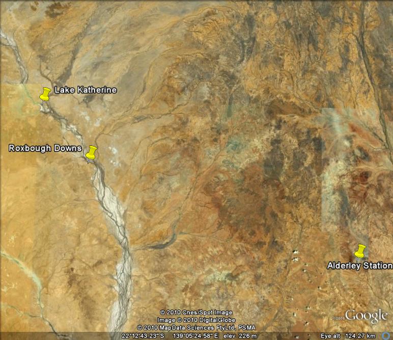 Georgina River - Lake Katherine: Georgina River System - Lake Katherine