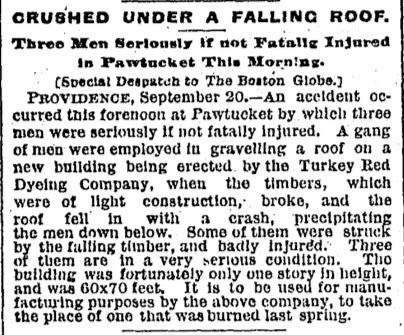 September 20th Historical Structural Failures Found in Newspaper ...