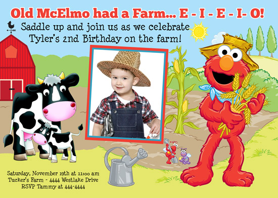Shutterbug Sentiments: Elmo on the Farm