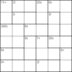Ken ken - a new Japanese mathematical puzzle: How to play Ken ken