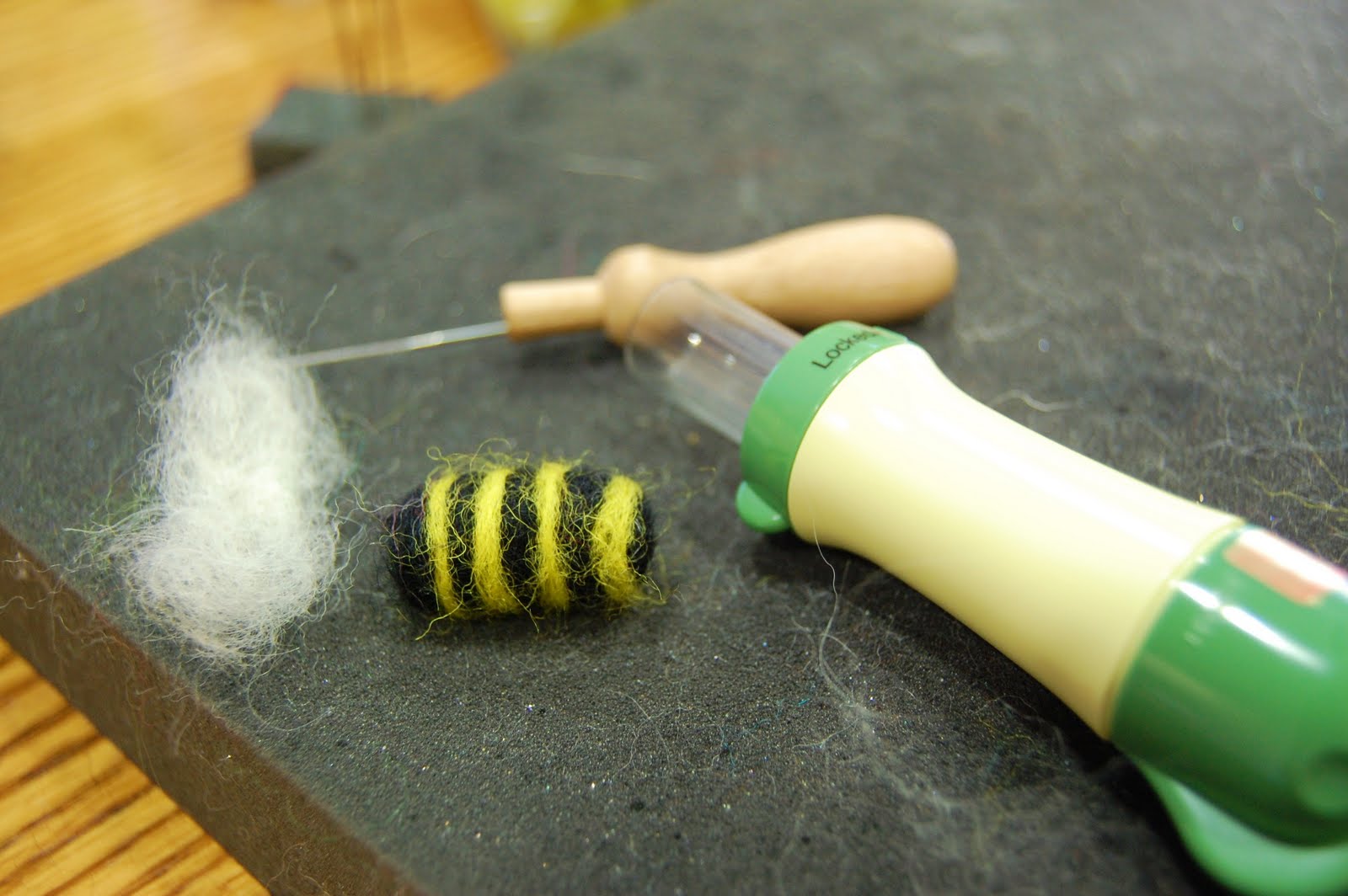 Ancient Hearth: Summer Bees Needle Felting Tutorial