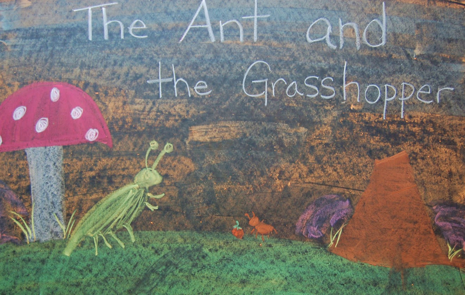 Ancient Hearth: Catching Up...Fables - "The Ant and the Grasshopper"