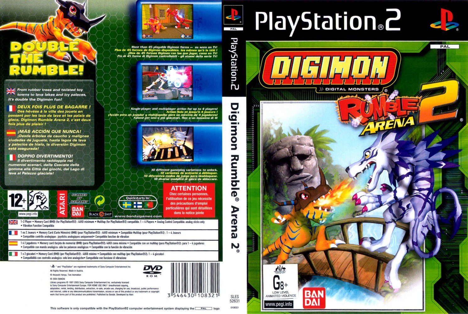 Capas De Filmes: Digimon Rumble Arena 2