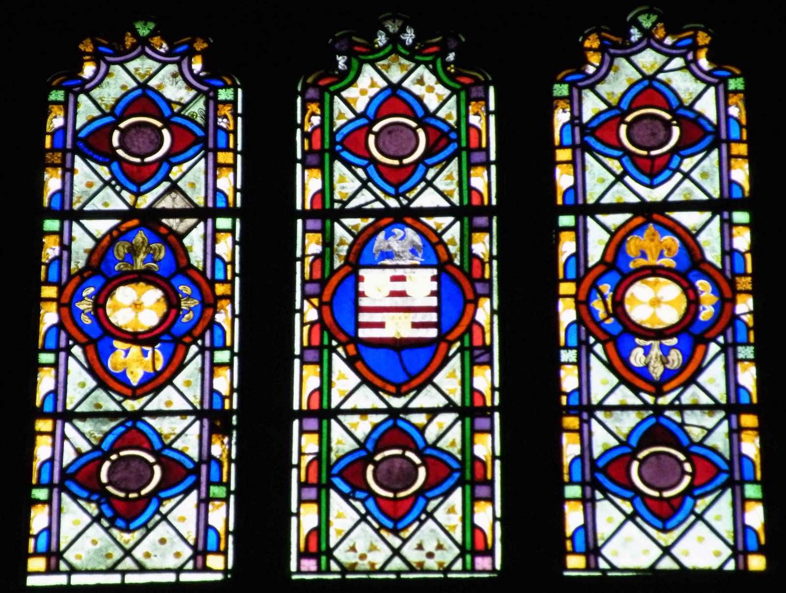 Cumbrian churches: Kendal Parish church Clerestory windows