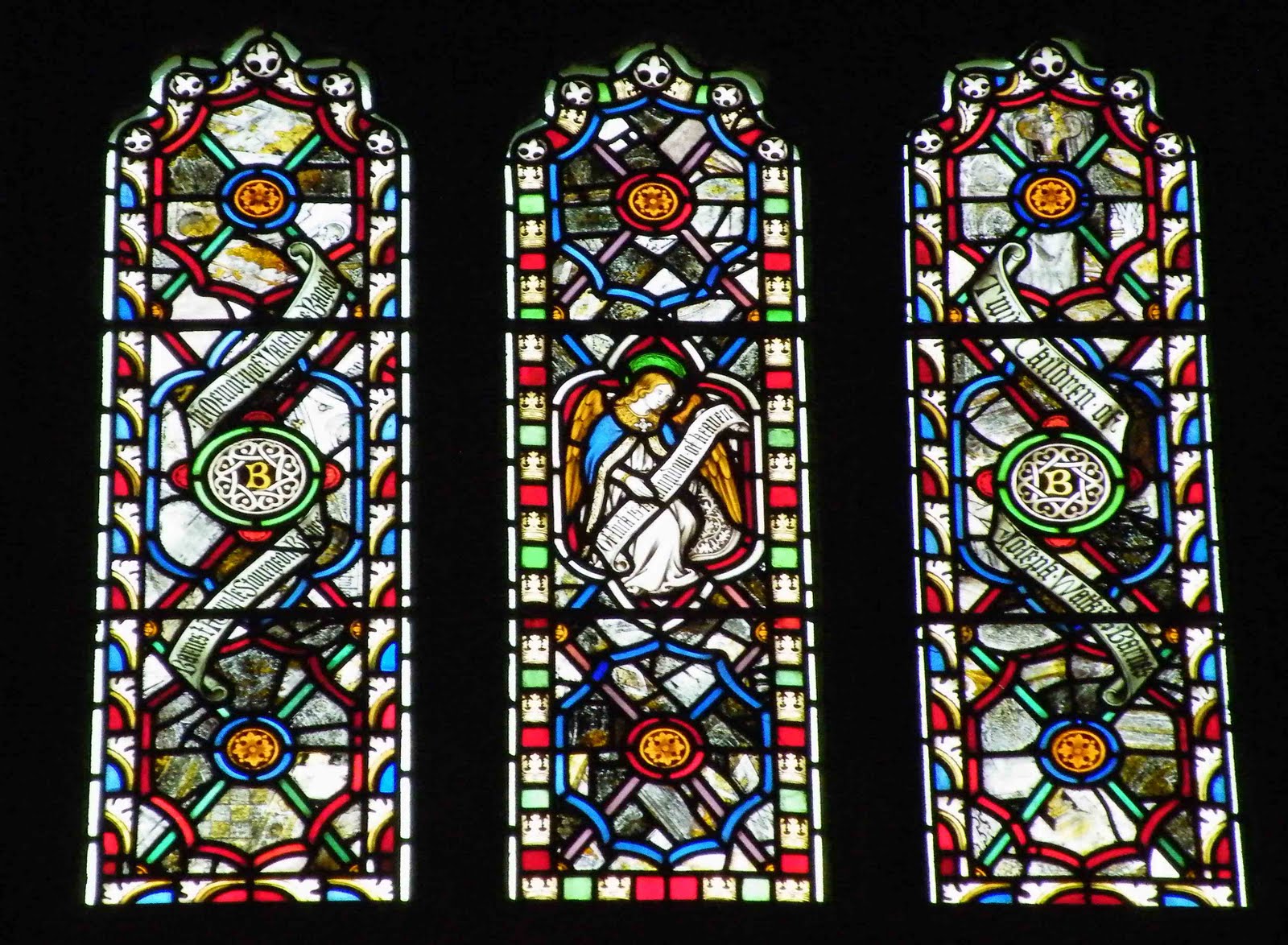 Cumbrian churches: Kendal Parish church Clerestory windows