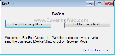 RecBoot 1.1 to Exit and Enter Recovery Mode, Now without LibUSB ...