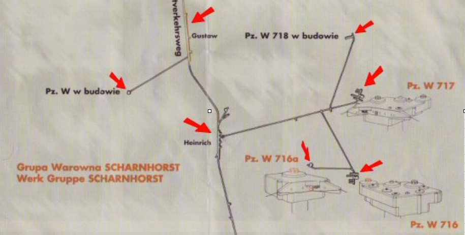 Fritzwaffen: 5cm GrW 36 - Elhelyezés erődítményekbe