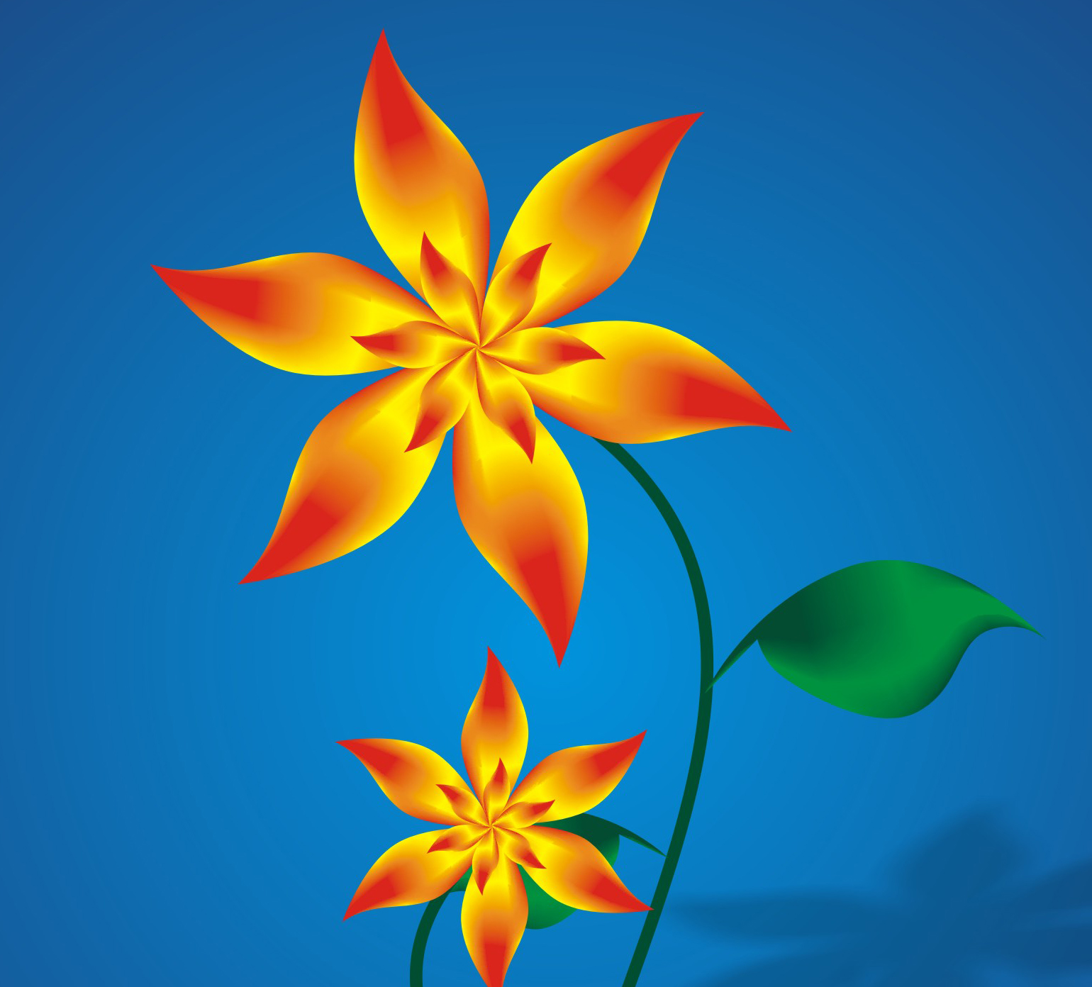 ndie yee: Menggambar Bunga dengan CorelDRAW X4