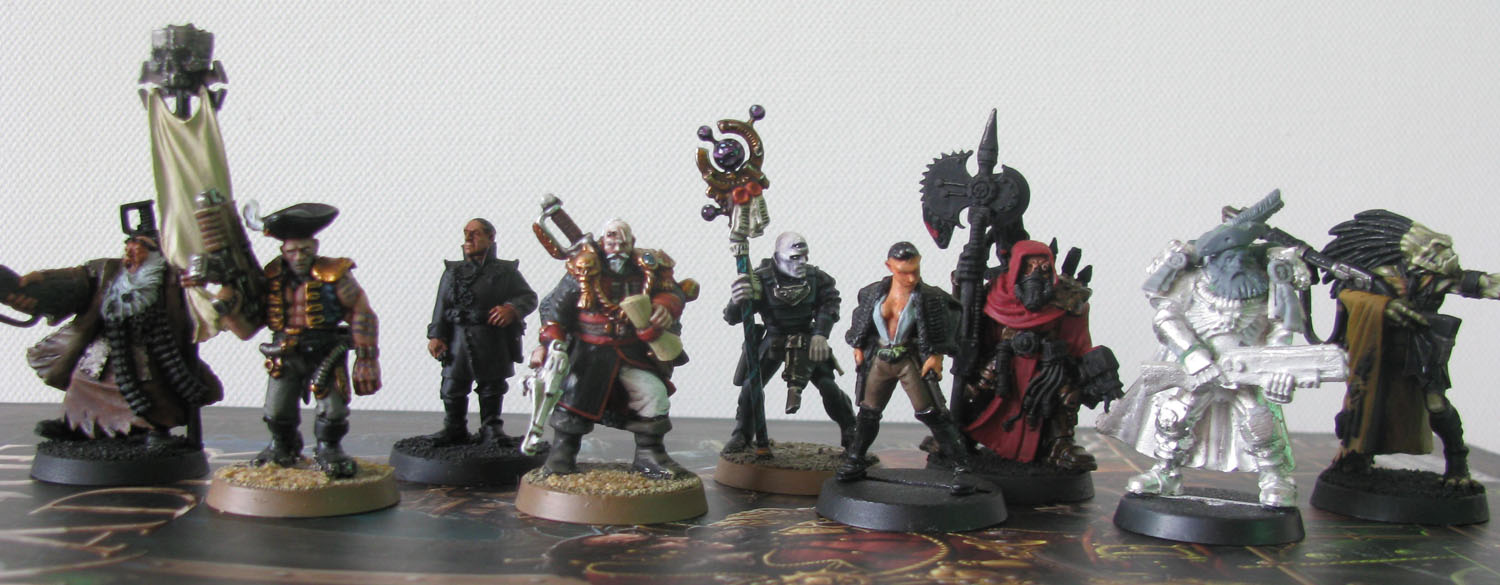 Tales from the Maelstrom: Rogue Trader command crew Work in Progress