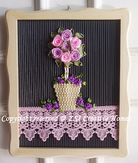Suzana Mustafa: KOLEKSI FRAME RIBBON EMBROIDERY