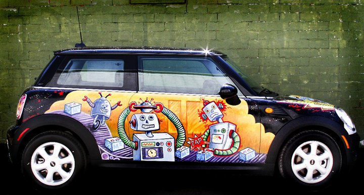Wacky Mobile: 4 Beautiful Mini Art Cars Need Your Vote