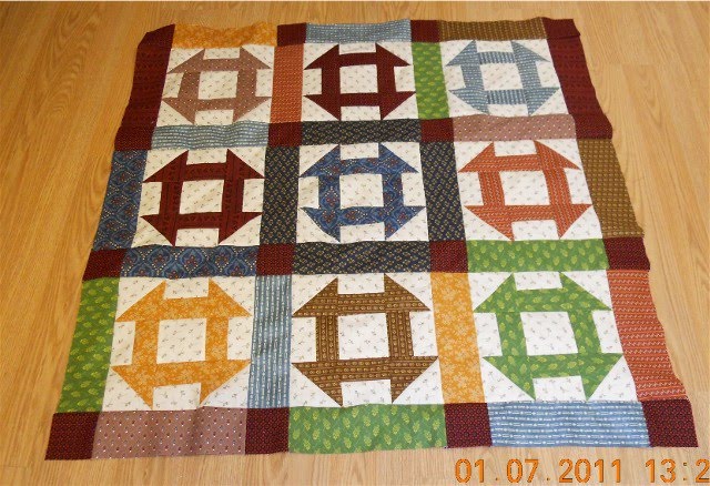 Quilter Jan: Churn Dash Top