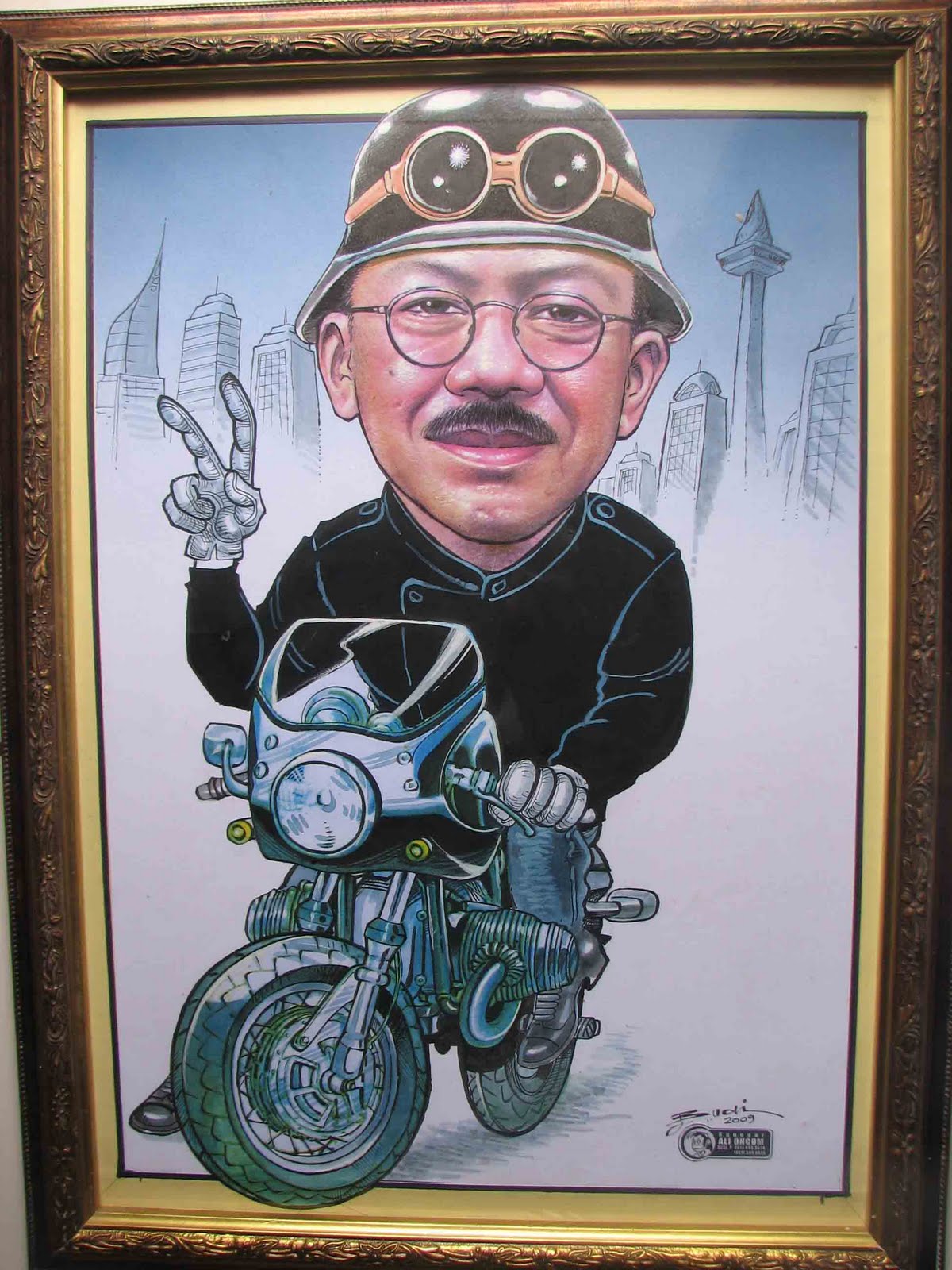Lukisan Karikatur Ali oncom: Profile Budi Prihono pembuat jasa Lukisan ...