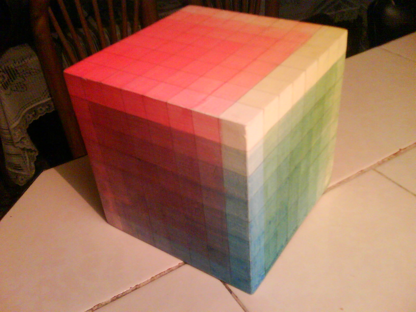 Tareas Lenguaje Basico: Cubo de colores