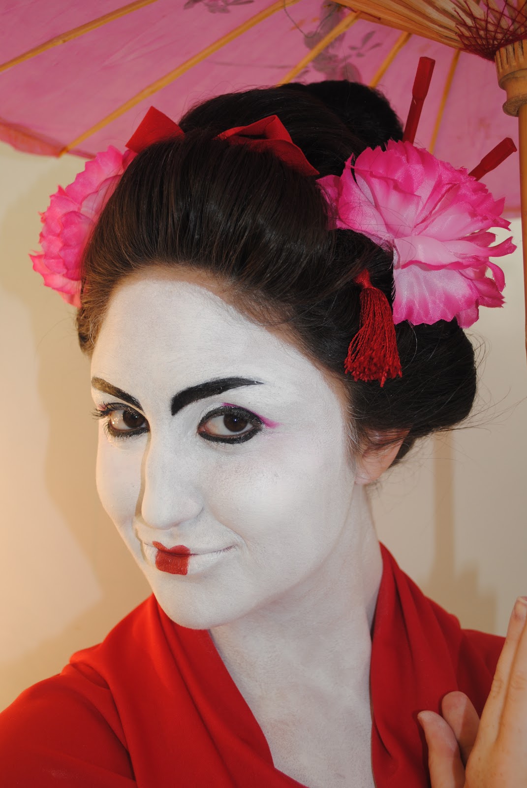make-up.hair.sfx.styling.props: traditional geisha