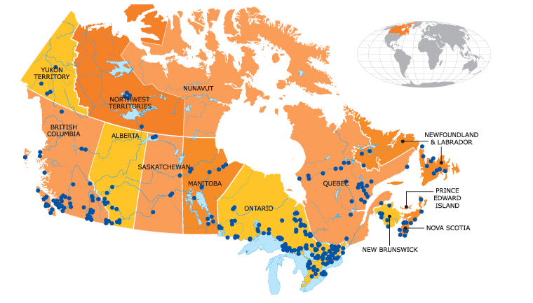 Location of Nuclear Power Plants in the World. [1968x945] : r/MapPorn