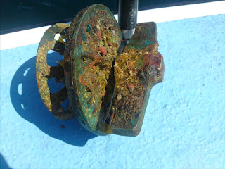 Scillydivers blog: What looks like a brass deck drain