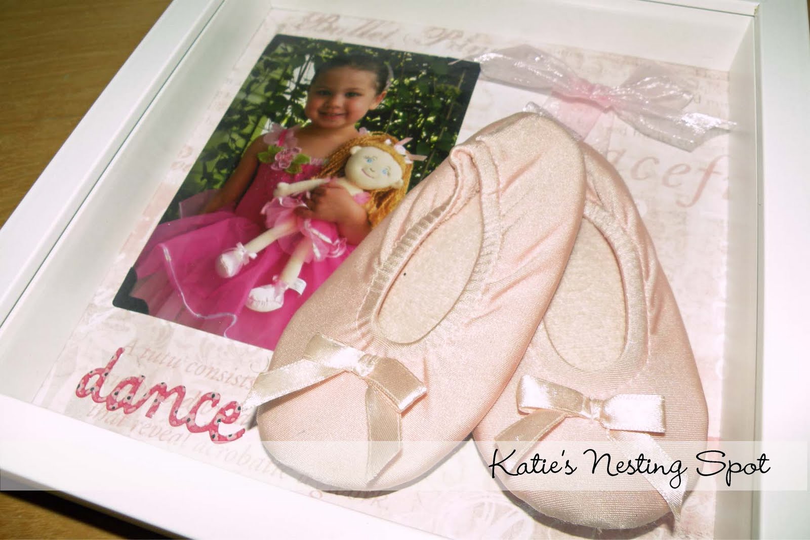 Katie's Nesting Spot: Scrapboxing: First Ballet Shoes