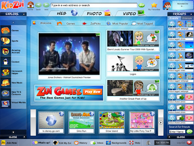 Smart Kids Net - free kids math site: KidZui, a free web browser for kids