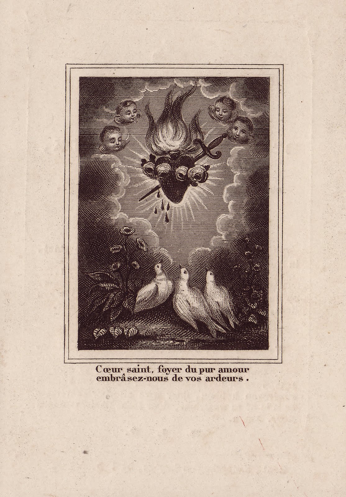 Doves and the Heart of Mary