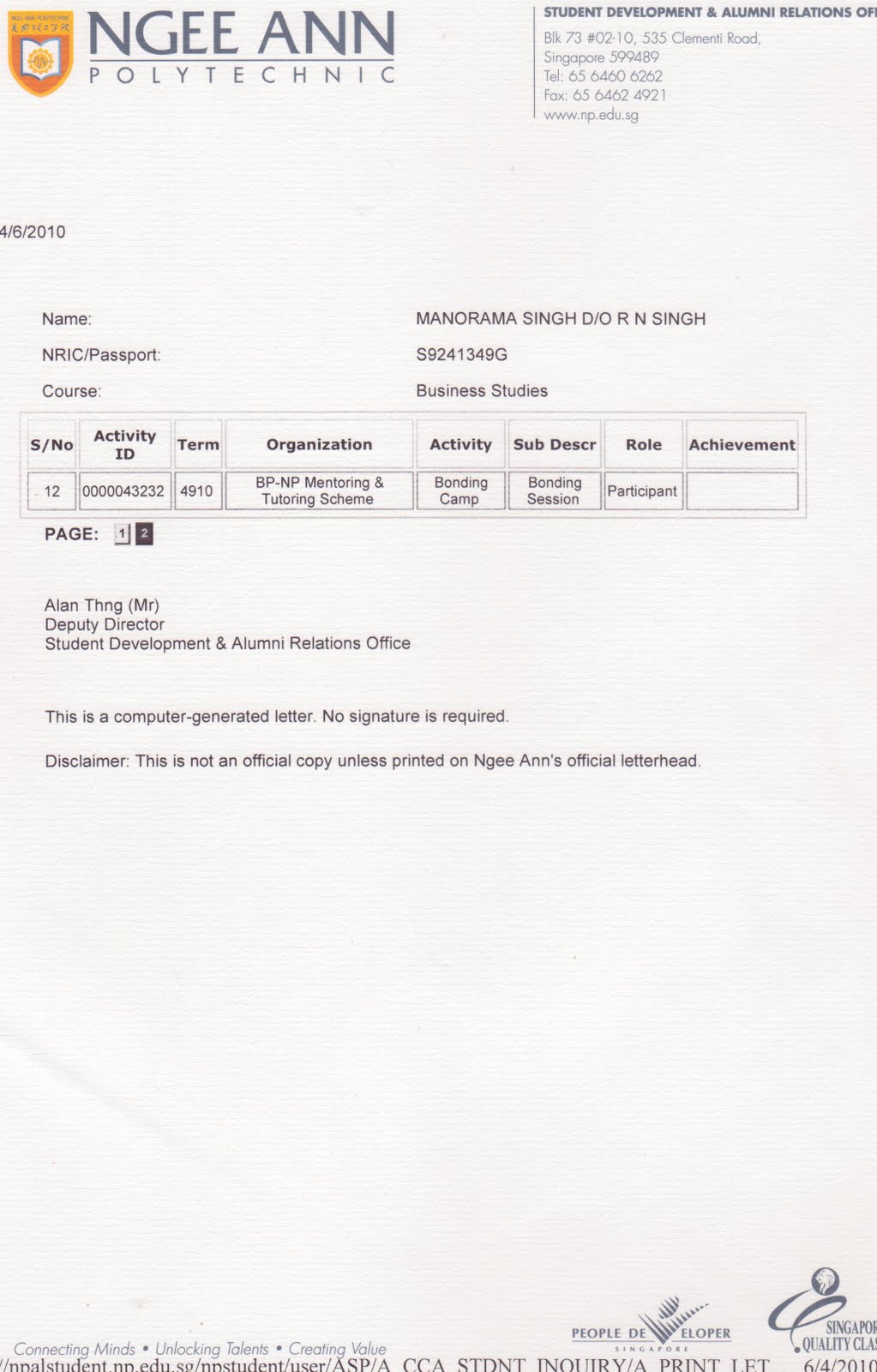 The Gift of Expressing Shall Be Used: My Transcripts & Records