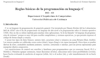 Tutoriales de Programacion: Reglas básicas de la programación en lenguaje C