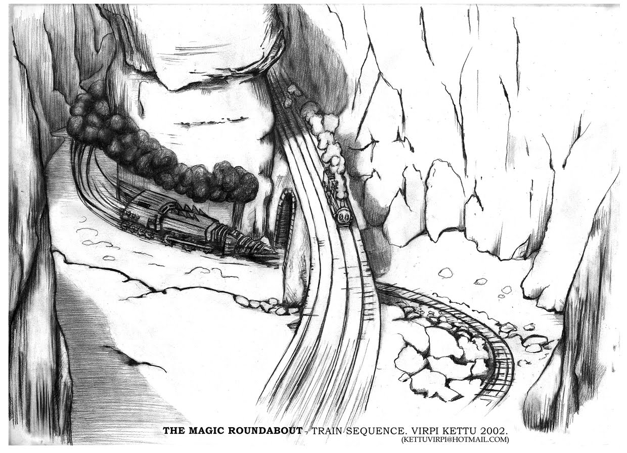 animanimation: ..Some Layout Drawings for Magic Roundabout Feature film