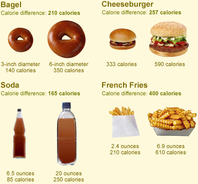 Love to Get Fit!: Portion Distortion....